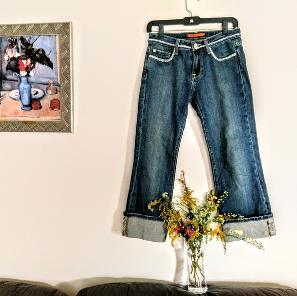 Vertigo Paris | Jeans | 32 Vertigo Paris Vtg Diamond Stud Jeans Low ...